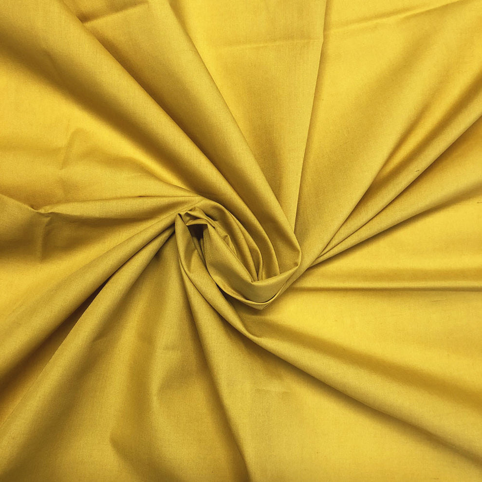 Polycotton 24 - Mustard – The Sewing Net